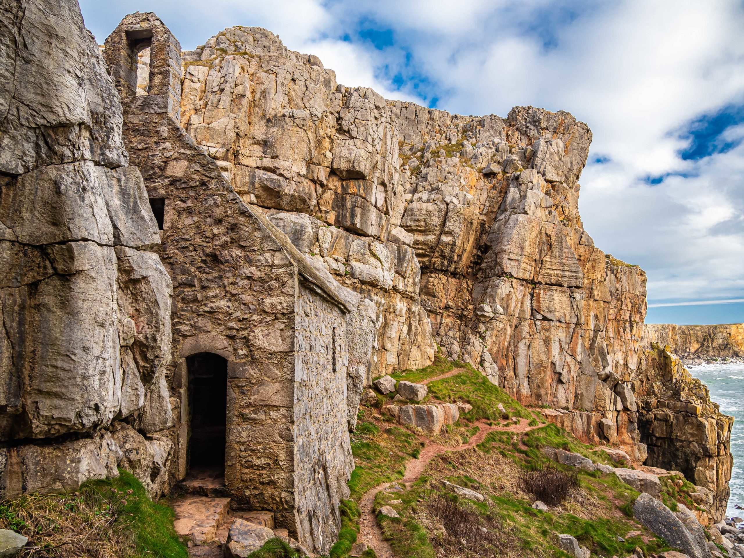 St Govans Chapel. Pembrokeshire, Wales. – Photosharp Wales – Landscape ...