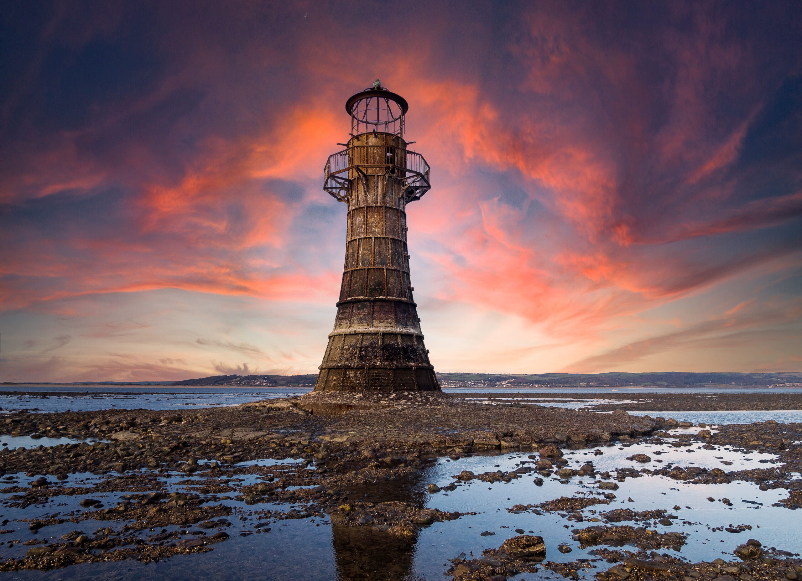 Whiteford Lighthouse at Whiteford Sands. – Photosharp Wales – Landscape ...
